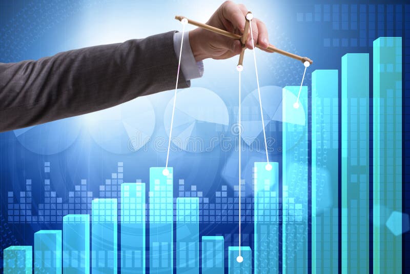 Concept of Supporting Economic Growth in Economy Stock Photo - Image of ...