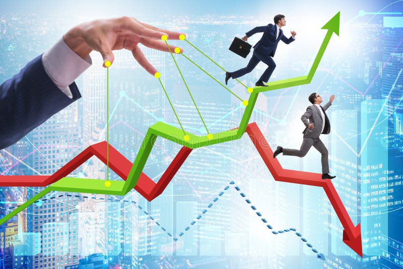 Concept of Supporting Economic Growth in Economy Stock Photo - Image of ...