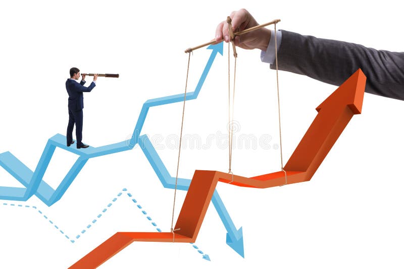 Concept of Supporting Economic Growth in Economy Stock Photo - Image of ...