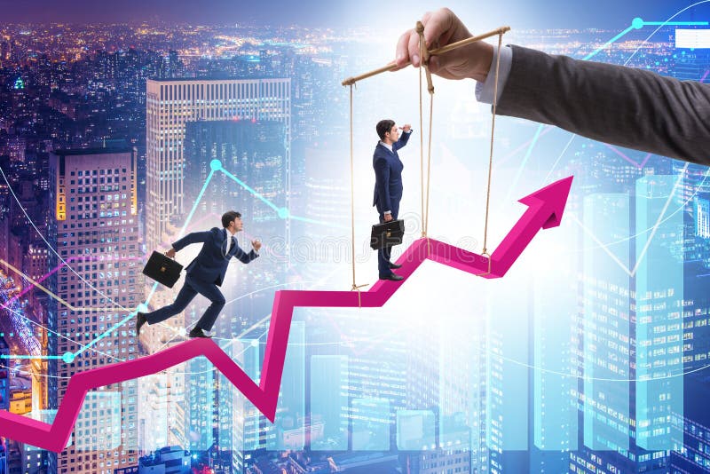 Concept of Supporting Economic Growth in Economy Stock Image - Image of ...