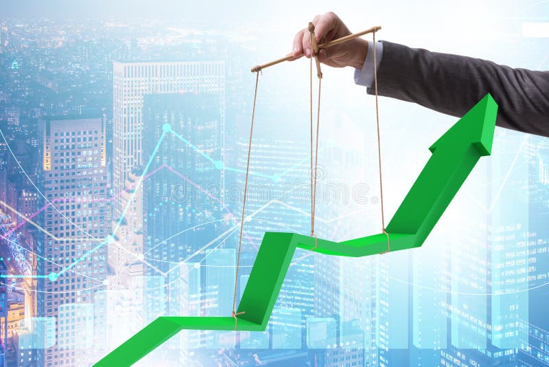 Concept of Supporting Economic Growth in Economy Stock Photo - Image of ...