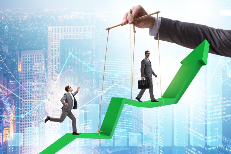 Concept of Supporting Economic Growth in Economy Stock Image - Image of ...