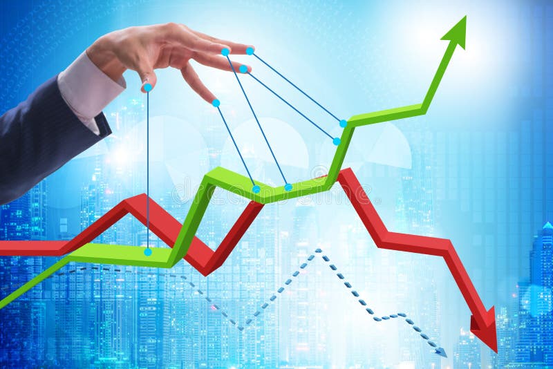 Concept of Supporting Economic Growth in Economy Stock Image - Image of ...