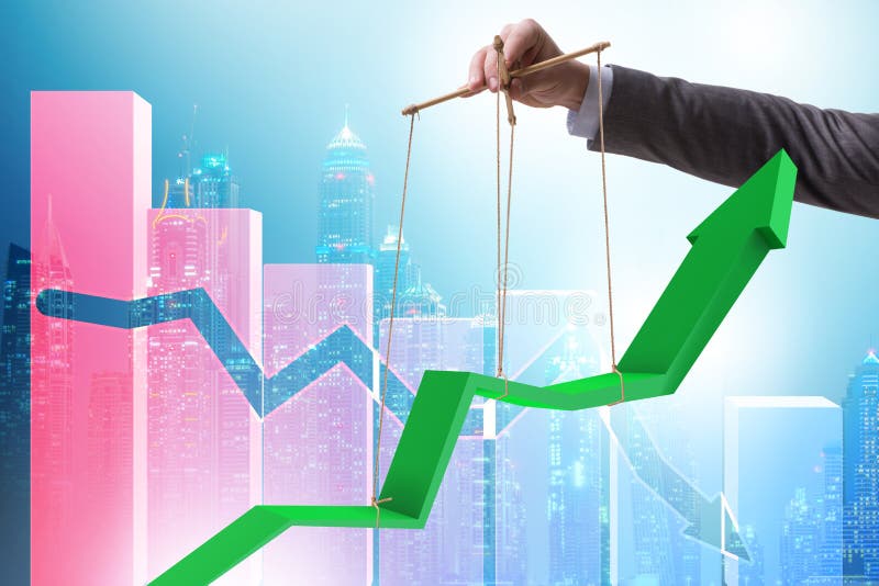 Concept of Supporting Economic Growth in Economy Stock Image - Image of ...