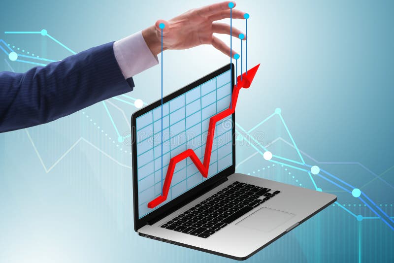 Concept of Supporting Economic Growth in Economy Stock Image - Image of ...