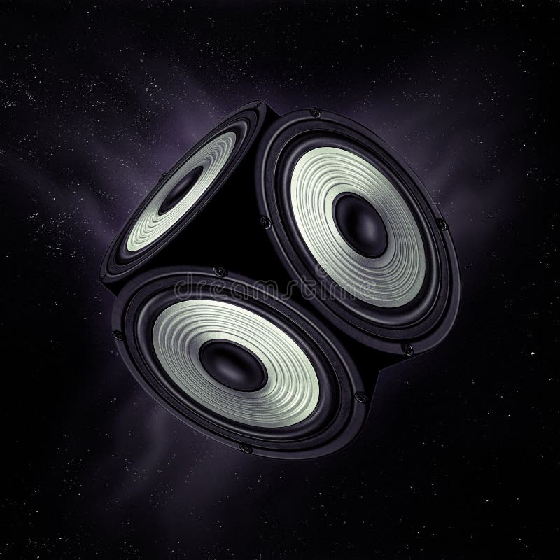 Concept of surround sound. stock image. Image of audio - 85104813