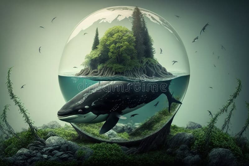 Concept of Sustainable Ecology in the Environment. Created with ...