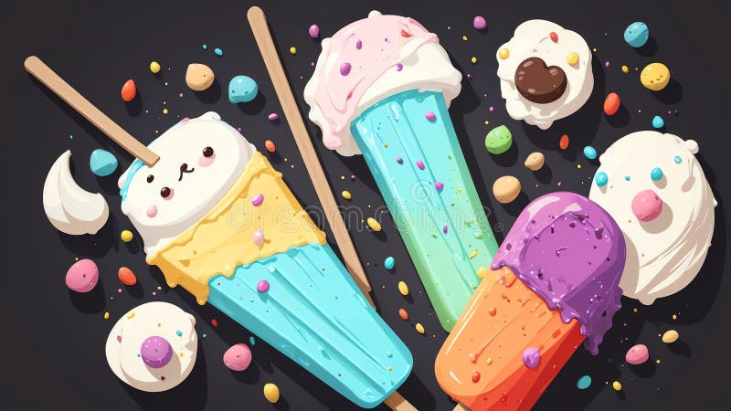 Sweet Chill Vectorizing the Joy of National Toasted Marshmallow Day.AI ...