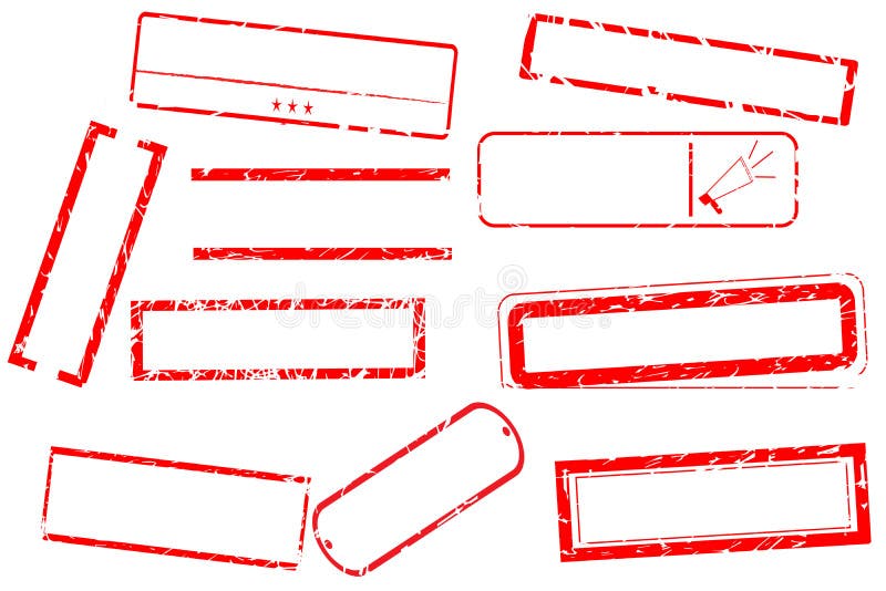 Concept Symbol Stamp Frame Rectangle Vector Illustration Stock Vector ...