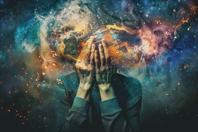 The Concept,symbolizing Introversion and Quiet Thought. Stock Photo ...