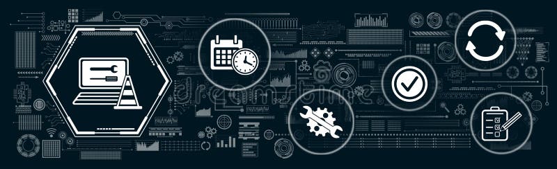 Concept of System Maintenance Stock Illustration - Illustration of ...