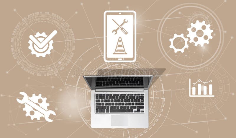 Concept of System Maintenance Stock Image - Image of status, business ...