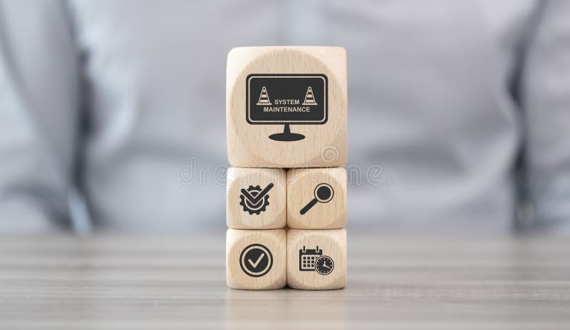 Concept of System Maintenance Stock Image - Image of digital, concept ...