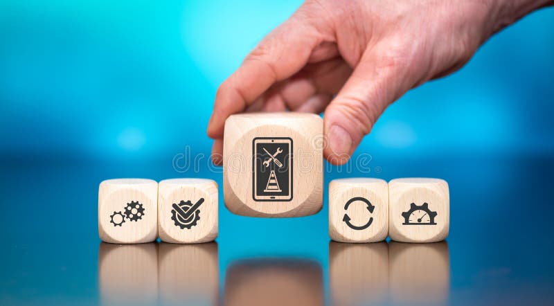 Concept of System Maintenance Stock Image - Image of status, business ...