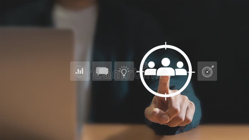 The Concept of Targeting Marketing for Target Customers Stock Photo ...