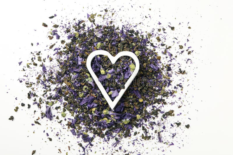 Concept of Tasty Hot Drink, Anchan Tea, Top View Stock Photo - Image of ...