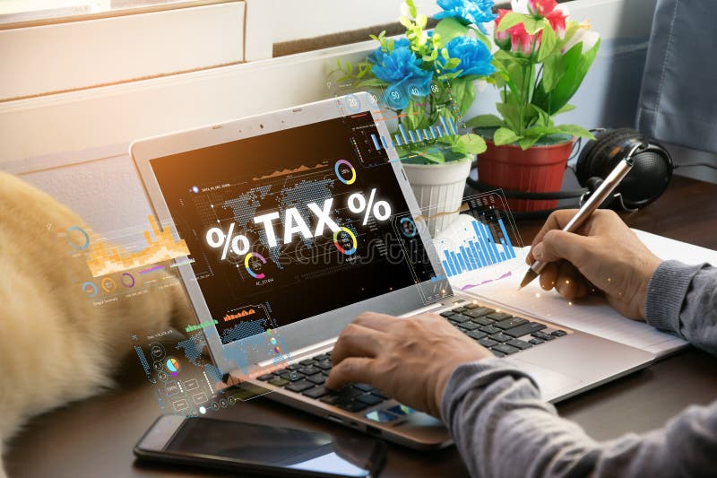 Concept of Tax Management and Annual Tax Payment Stock Photo - Image of ...