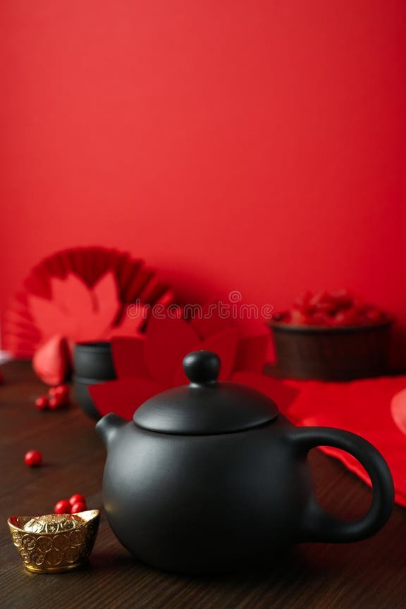 Concept of Tea, Asian Tea, Space for Text Stock Photo - Image of ...