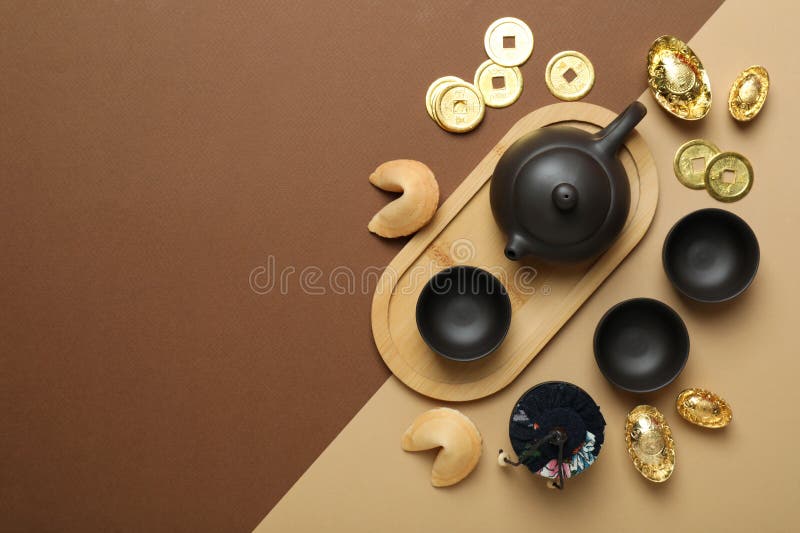 Concept of Tea, Asian Tea, Space for Text Stock Photo - Image of eating ...