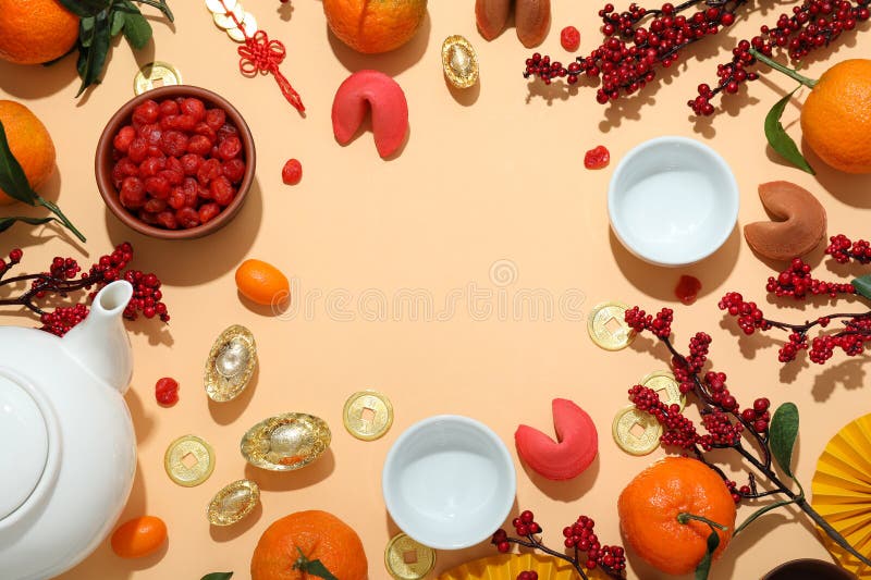 Concept of Tea, Asian Tea, Space for Text Stock Image - Image of ...