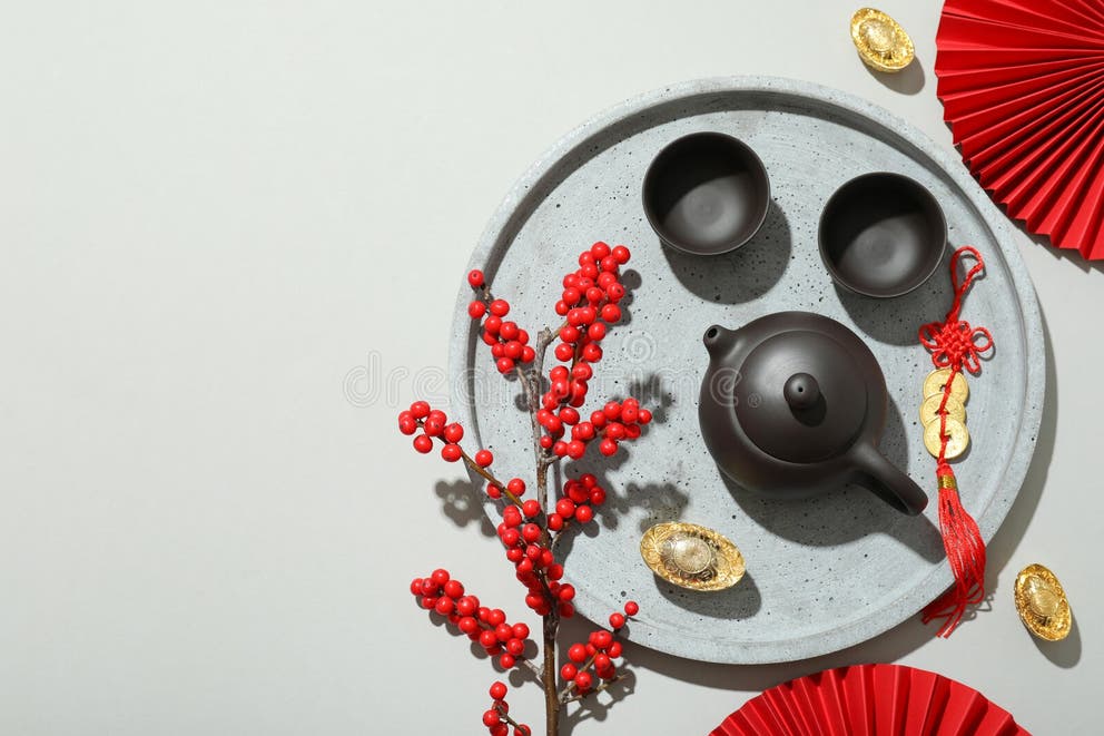 Concept of Tea, Asian Tea, Space for Text Stock Photo - Image of ...