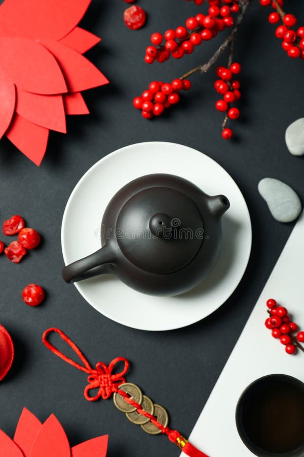 Concept of Tea, Asian Tea, Top View Stock Photo - Image of asia ...