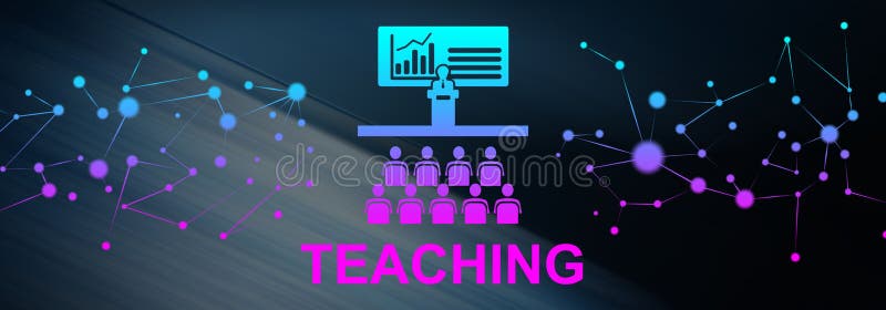 Concept of teaching stock illustration. Illustration of seminar - 238169889