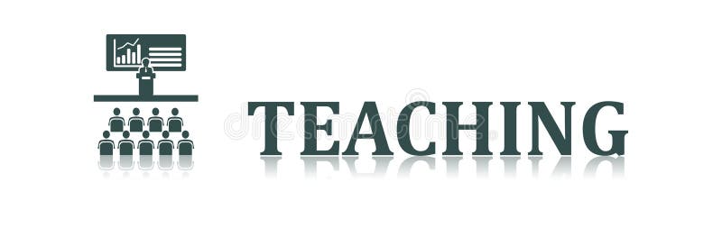 Concept of teaching stock illustration. Illustration of online - 272840268