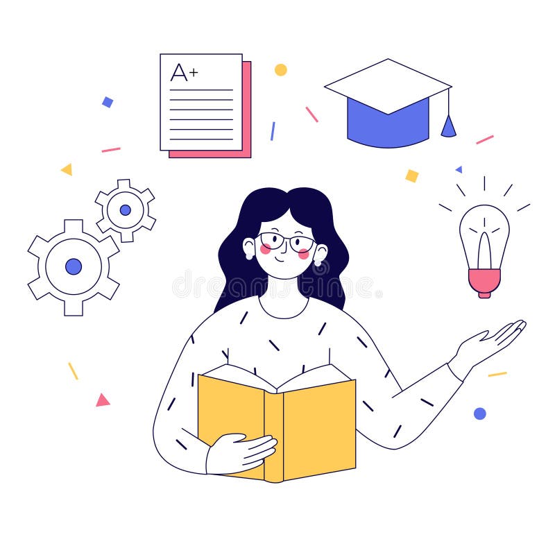 Presentation Learning Line Art Stock Illustrations – 4,534 Presentation ...