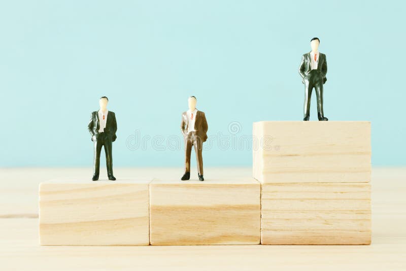 Concept of Team Leader, Standing Out from the Crowd Stock Image - Image ...