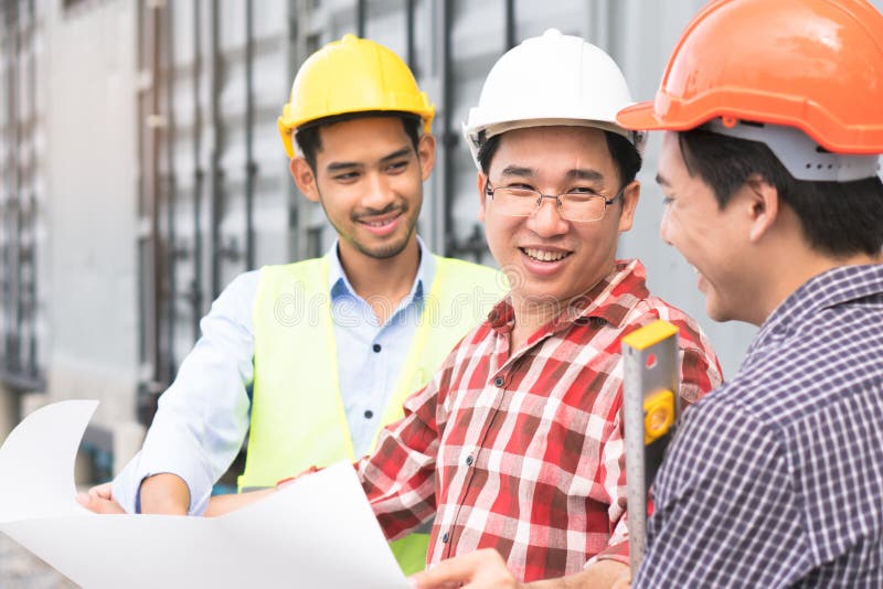 Construction staff stock image. Image of help, industrial - 3126829