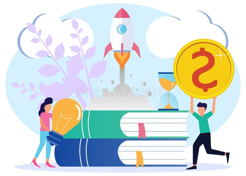 Illustration Vector Graphic Cartoon Character of Business Project Stock ...