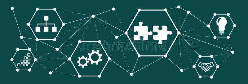 Concept of teamwork stock illustration. Illustration of teamwork ...