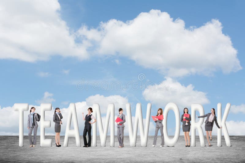 Concept of teamwork stock image. Image of career, chinese - 46282903