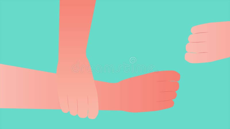 The Concept of Teamwork. Animation 2D Stock Footage - Video of team ...