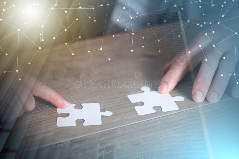 Concept of Teamwork; Multiple Exposure Stock Photo - Image of ...