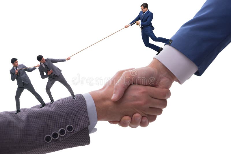 Concept of Teamwork and Mutual Support Stock Image - Image of friend ...