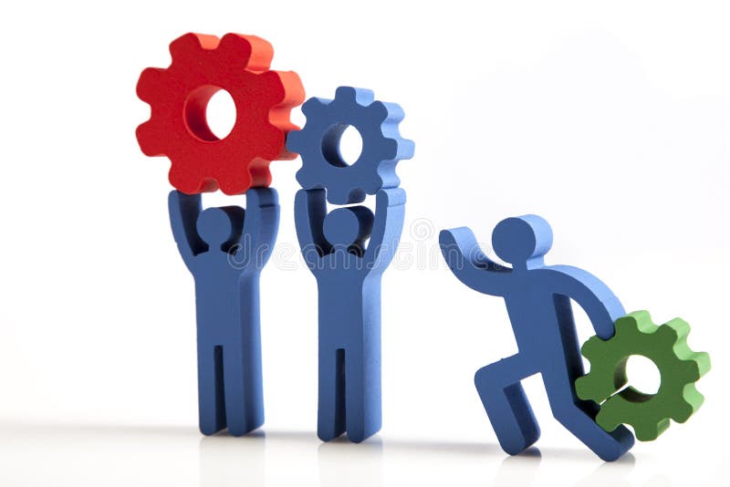 Red Team Group People Icons Teamwork Concept Stock Illustrations – 540 ...