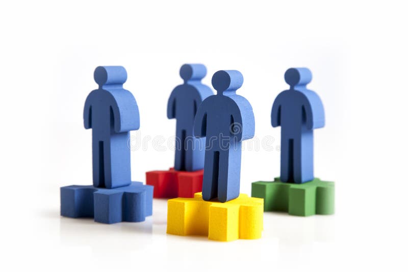 Red Team Group People Icons Teamwork Concept Stock Illustrations – 490 ...