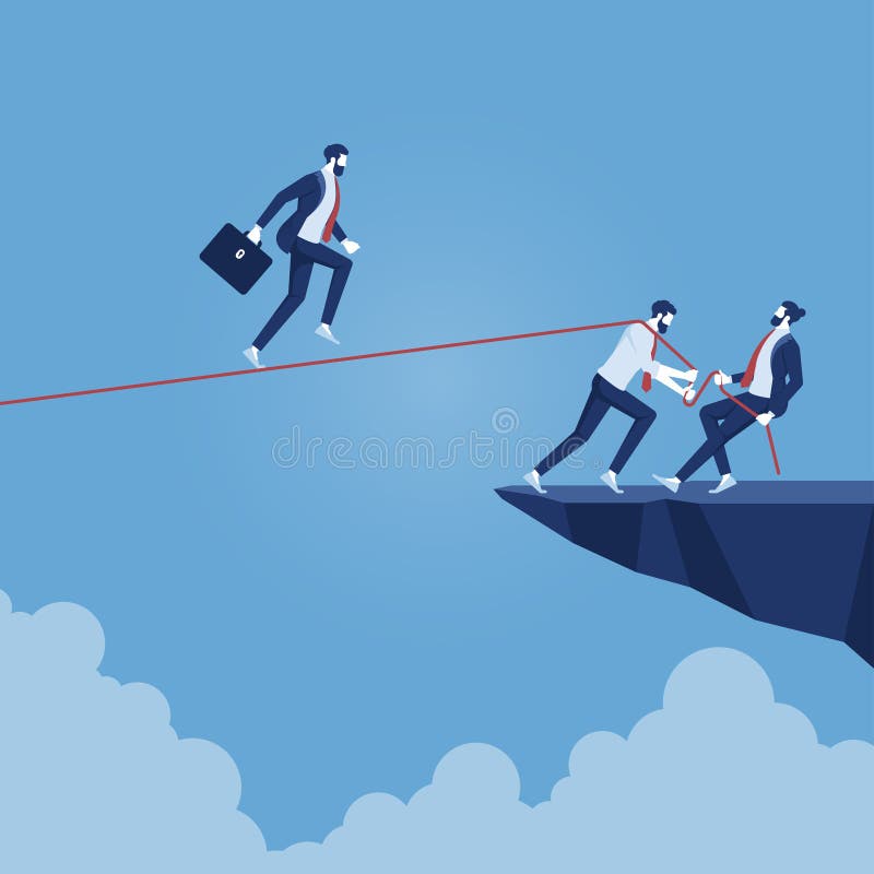Concept of Teamwork-pass Over and Continuation Stock Vector ...