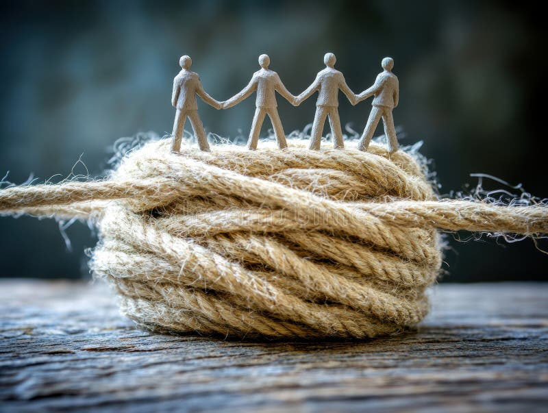 Concept of Teamwork, Together Collaboration , Stock Illustration ...