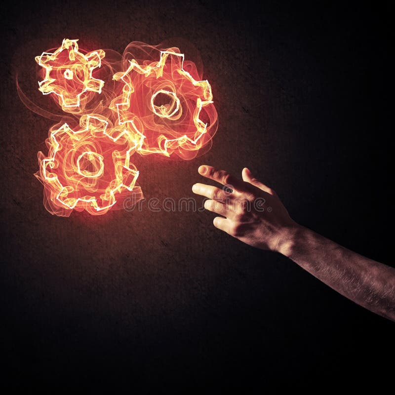 Concept of Teamworking or Organization Presented by Hands in Touch and ...