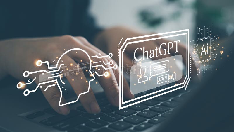 AI Chat Bot ChatGPT Technology and Business Design, Global Internet ...