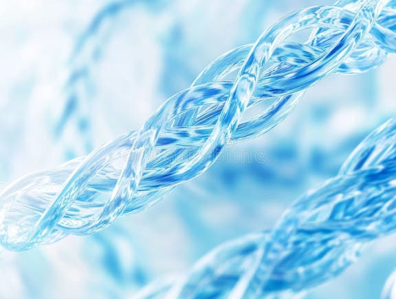 Concept of Technology and Connectivity with Abstract Twisted Cables in ...