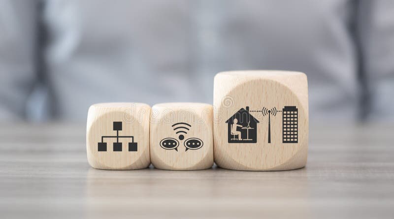 Concept of teleworking stock image. Image of wooden - 293643295