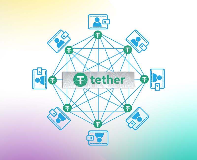 Concept of Blockchain. Cryptocurrency Platform Stock Image - Image of ...