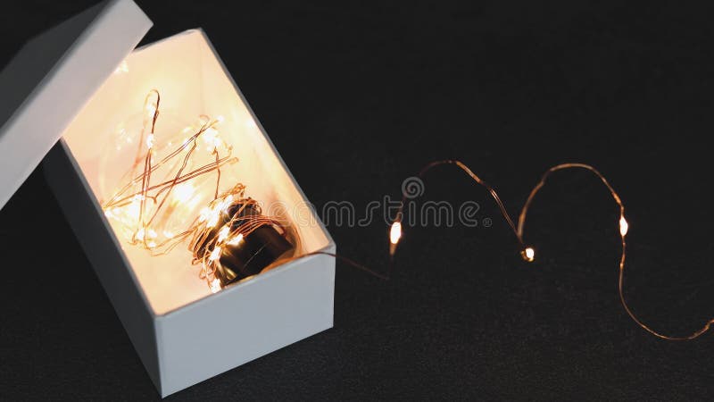 Thinking Outside the Box, Idea Lightbulb Wrapped Up in String Lights ...