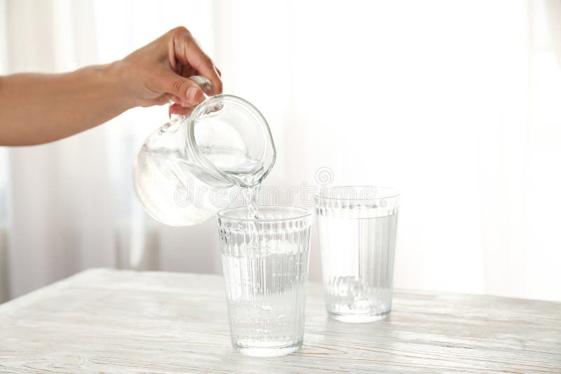 Concept of Thirst and Freshness, Fresh Water Stock Photo - Image of ...