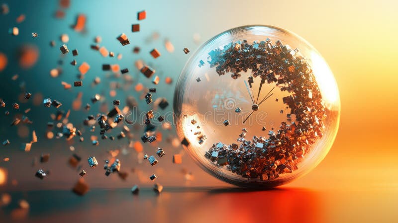 The Concept of Time and Instant Gratification Represented Visually ...