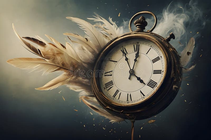 A Concept of Time Management Stock Illustration - Illustration of life ...